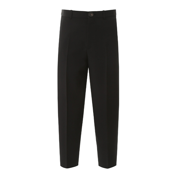 Balenciaga | Pants | Balenciaga Mens Cropped Pleated Trouser Pants Black | Poshmark
